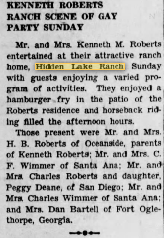 Hidden Lake Ranch — Clara Huntington