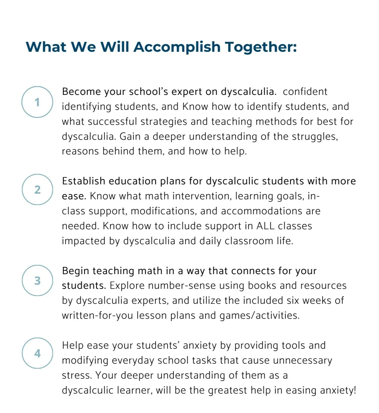 Dyscalculia Math Education — Discovering Dyscalculia