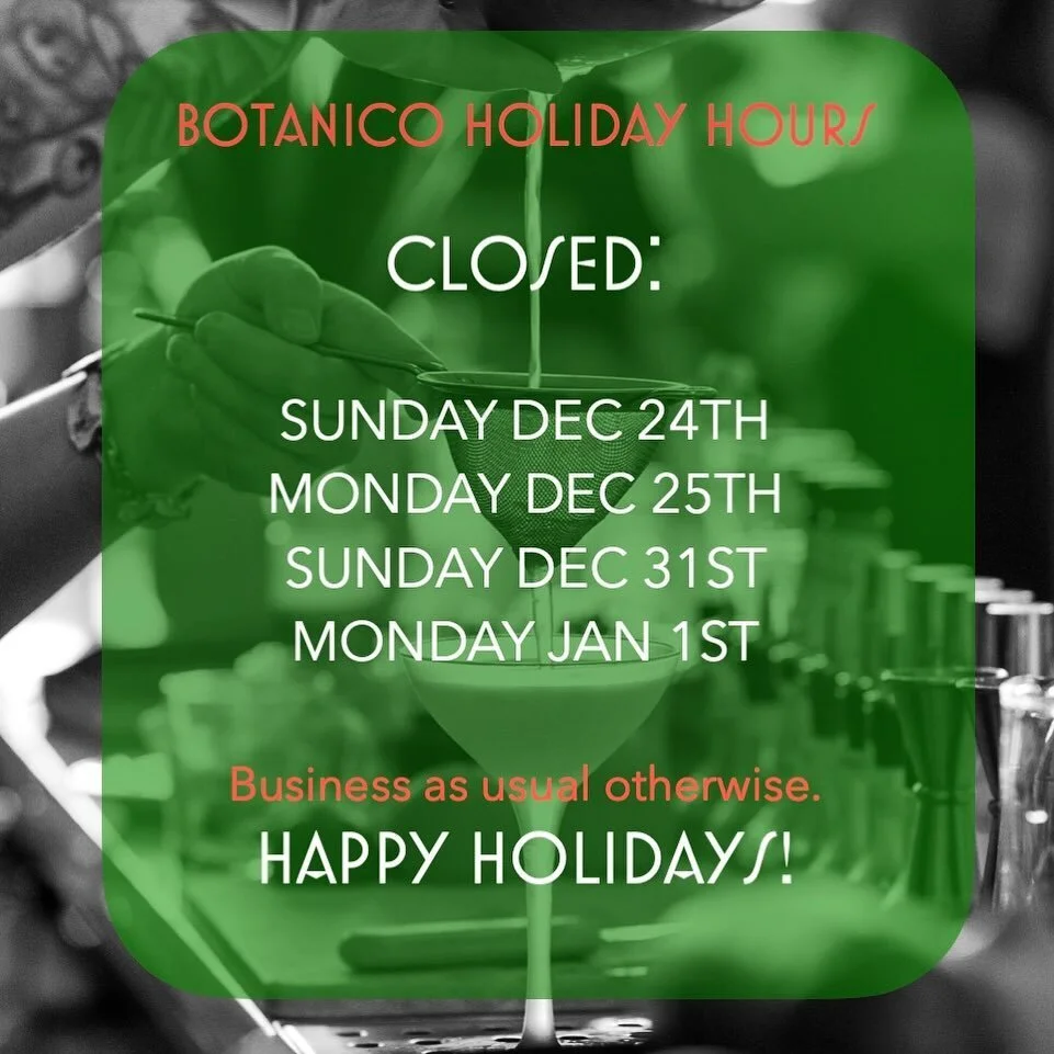 Menu | Bar Botanico