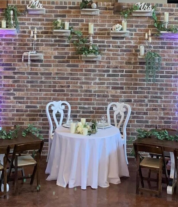 Sweetheart Table & Chairs, Cake Tables, Sign-In/Gift Tables, Memory ...