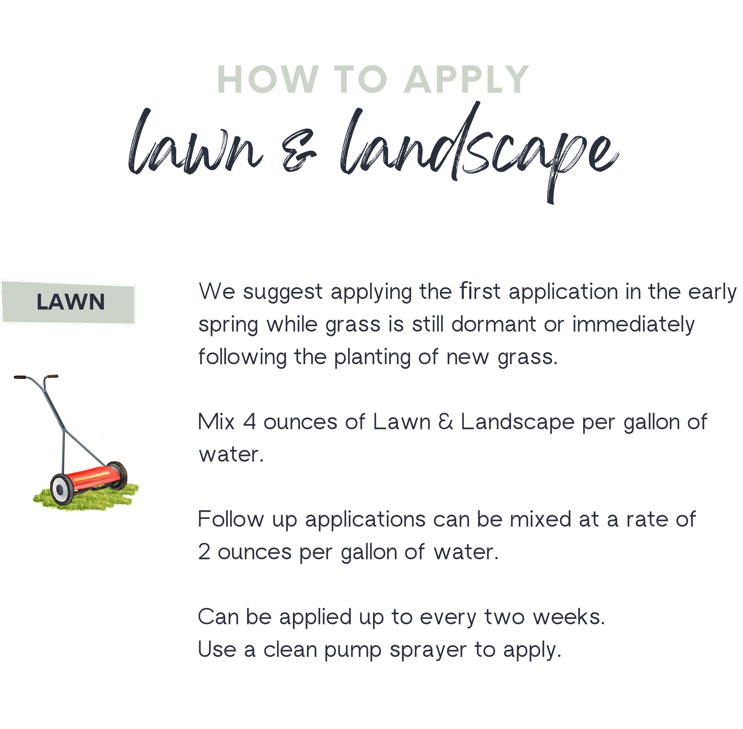 How to Apply Lawn & Landscape — KozGro Organics