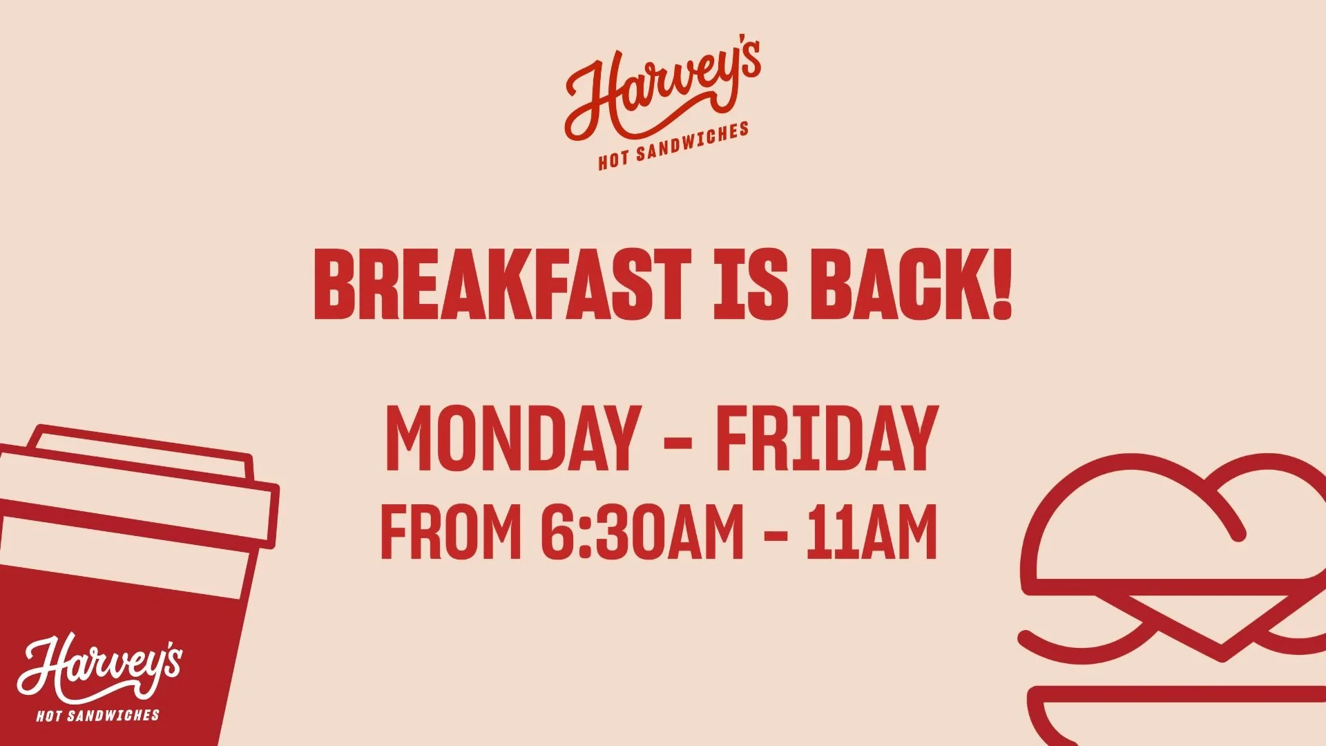 Menu — Harvey's