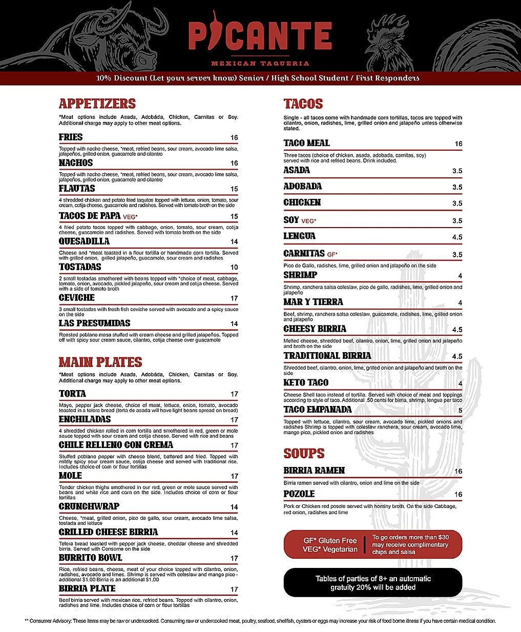 Eat — Picante Mexican Taqueria