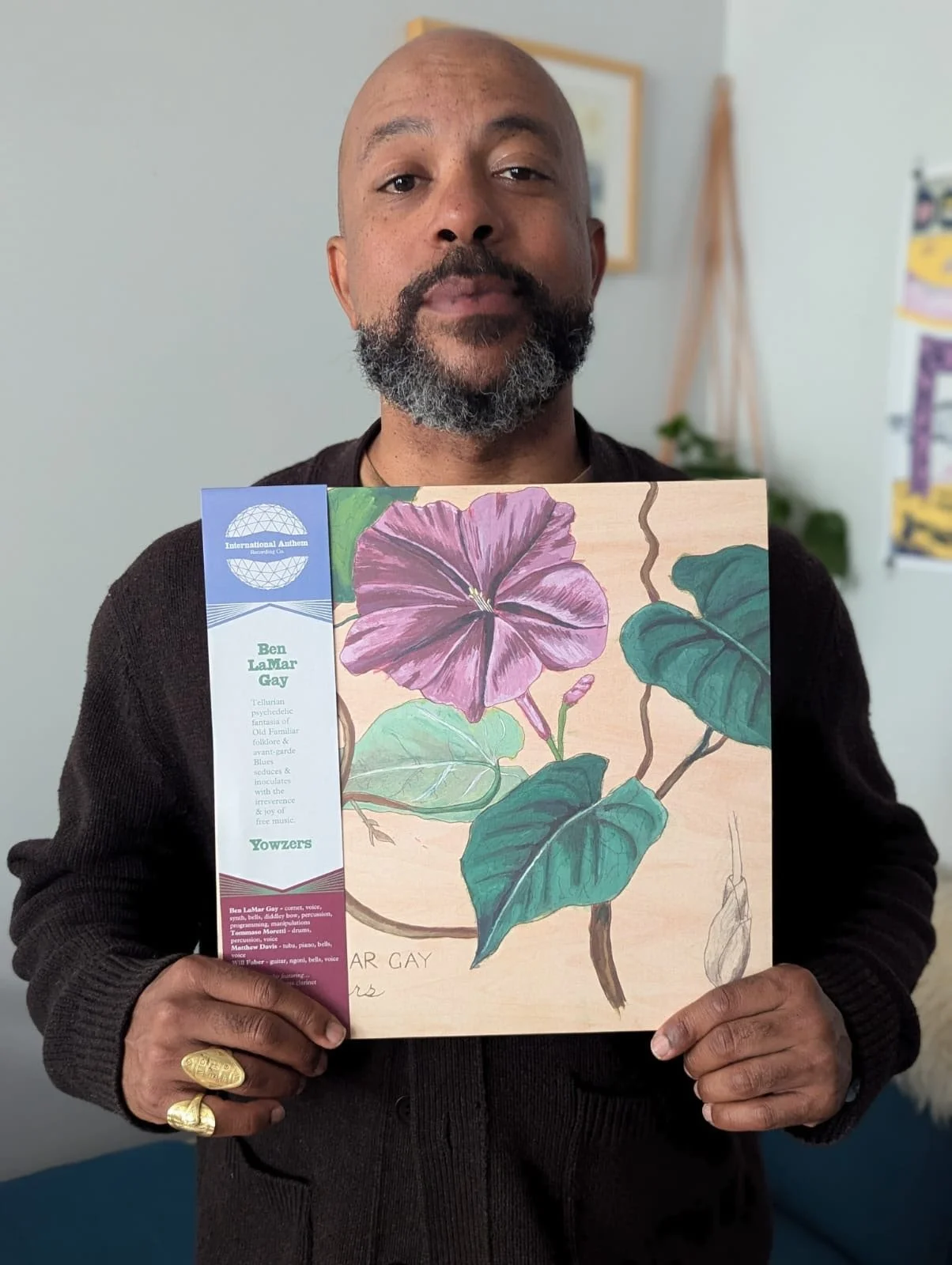 *Yowzers* by Ben LaMar Gay out on LP/CD/DD this Friday June 6th ...