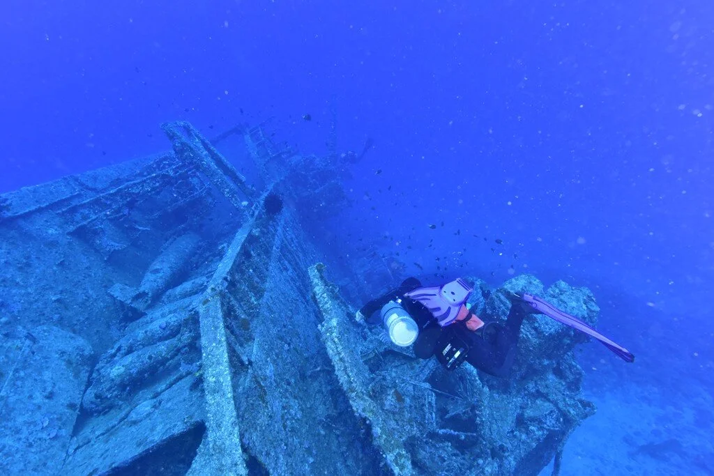 Wreck Diving in okinawa — TAKE DIVE