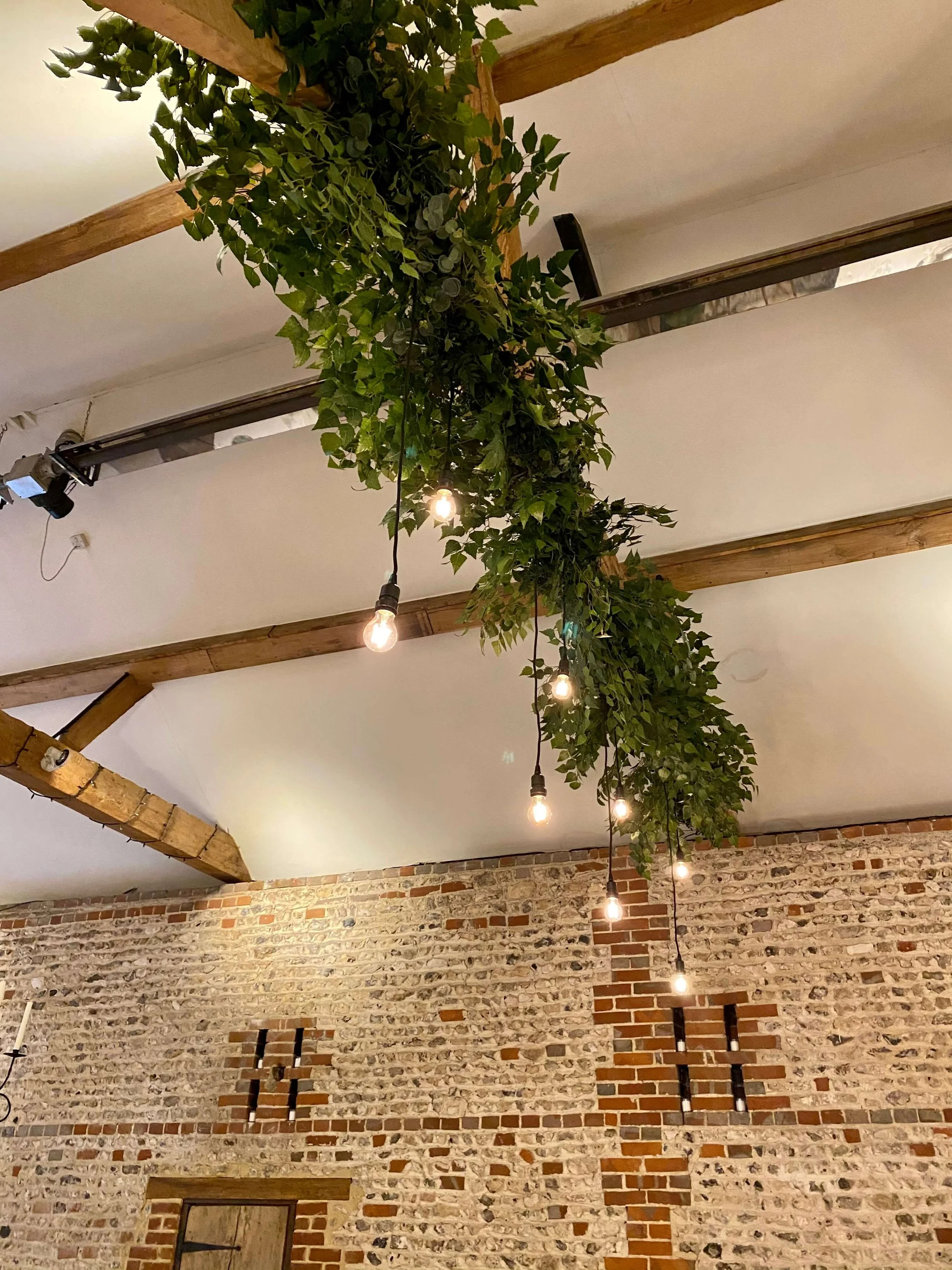 Faux Foliage Ceiling Decoration — To Have & To Hire Events® - Wedding ...
