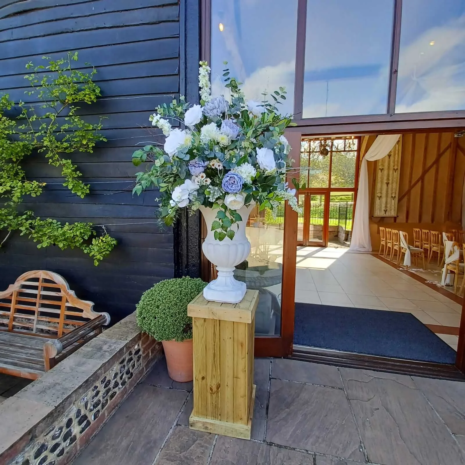 Rustic plinth stands — To Have & To Hire Events® - Wedding & Event Stylists