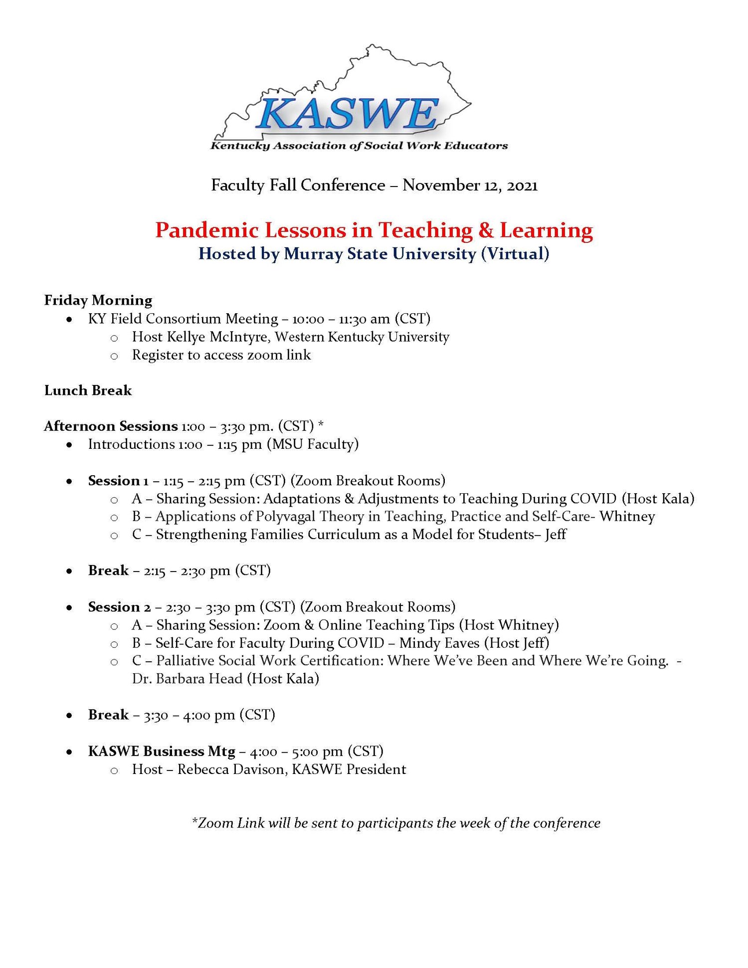 KASWE Conference — KASWE