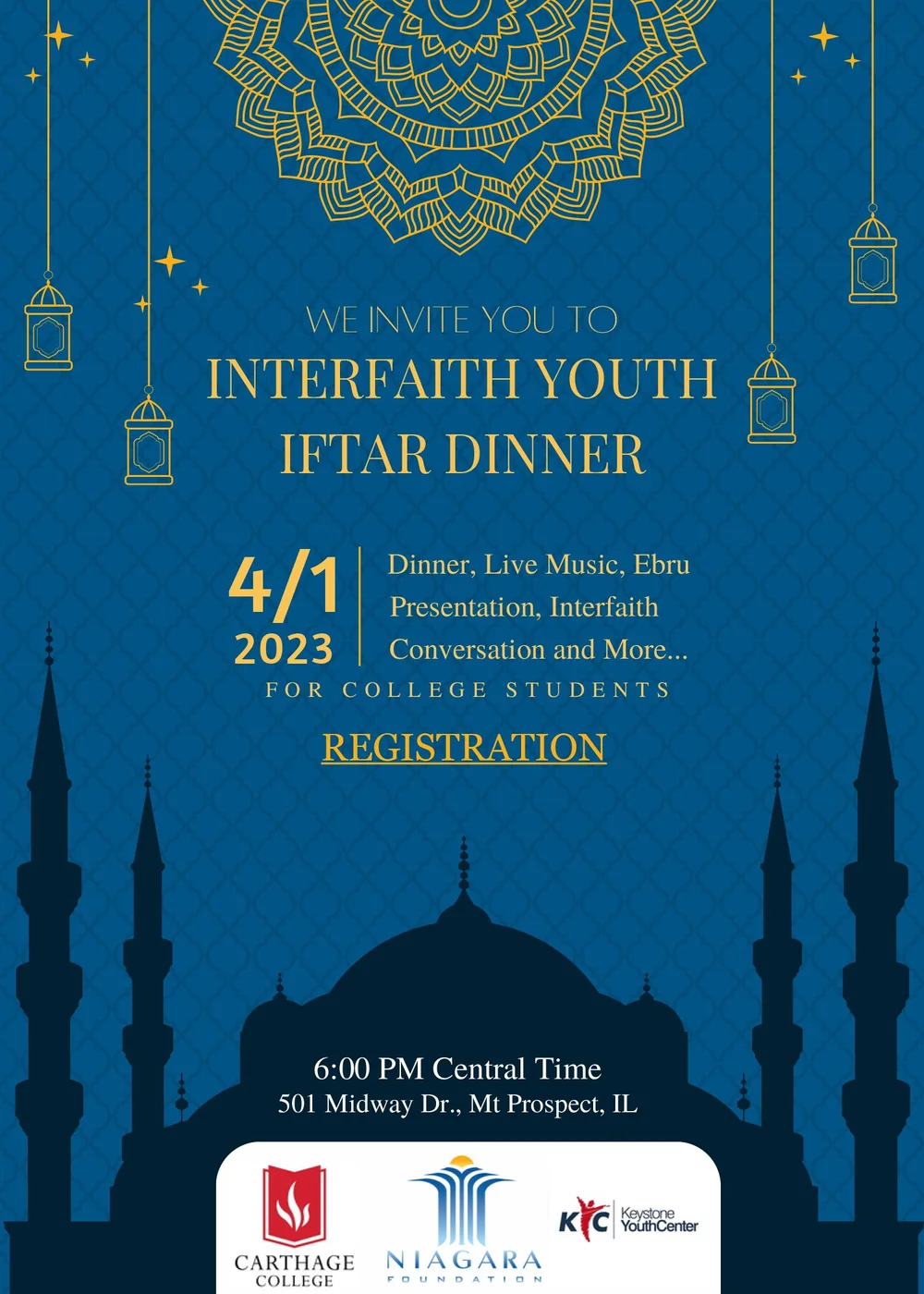 INTERFAITH YOUTH IFTAR DINNER | TASC Chicago