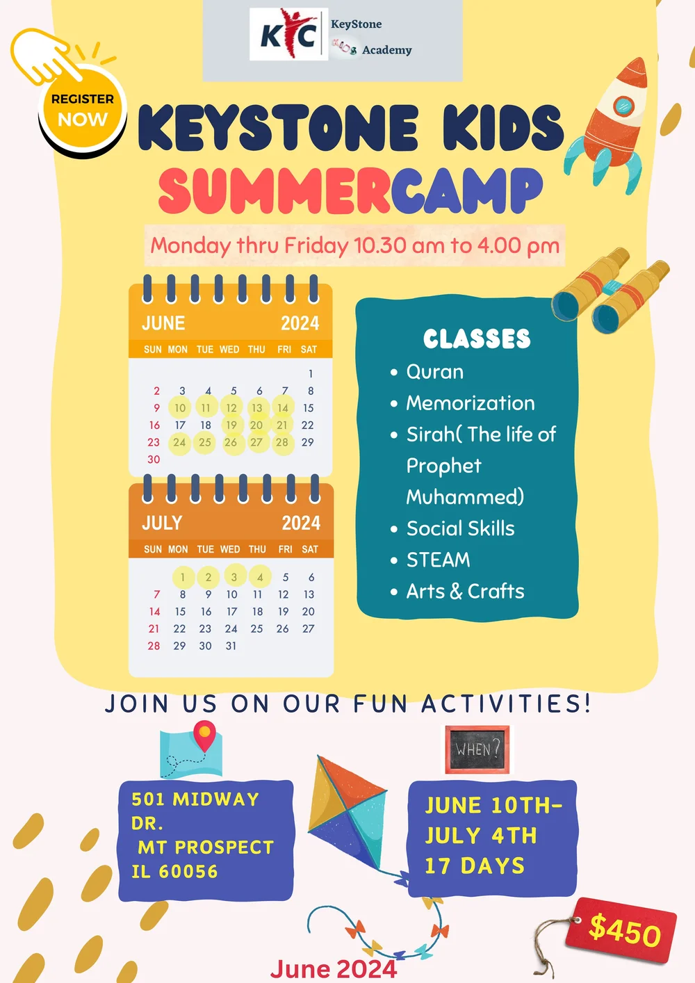 KEYSTONE KIDS SUMMER CAMP 2024 | TASC Chicago