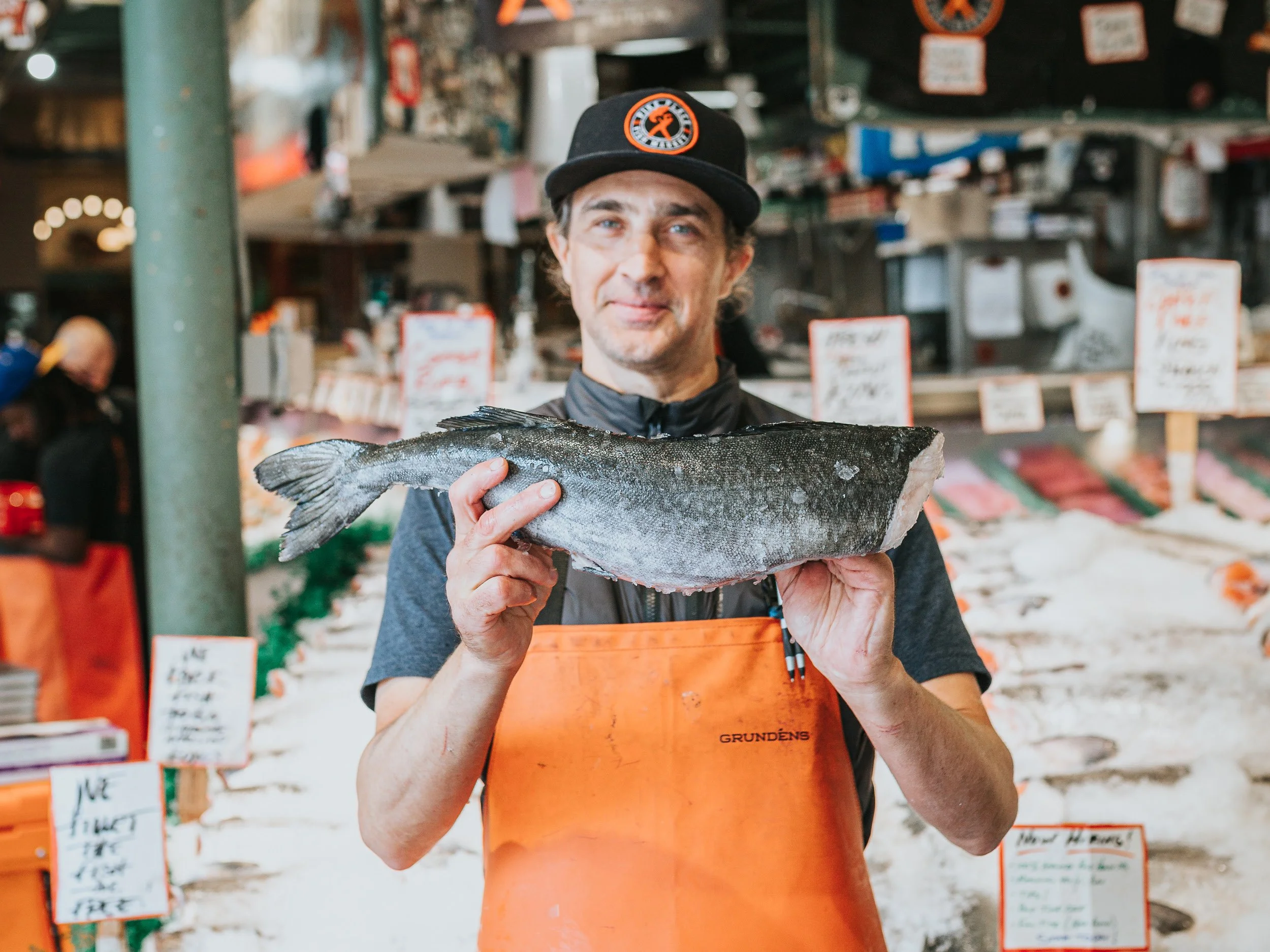 Grundens Eat Fish Watch Cap on Sale | emergencydentistry.com