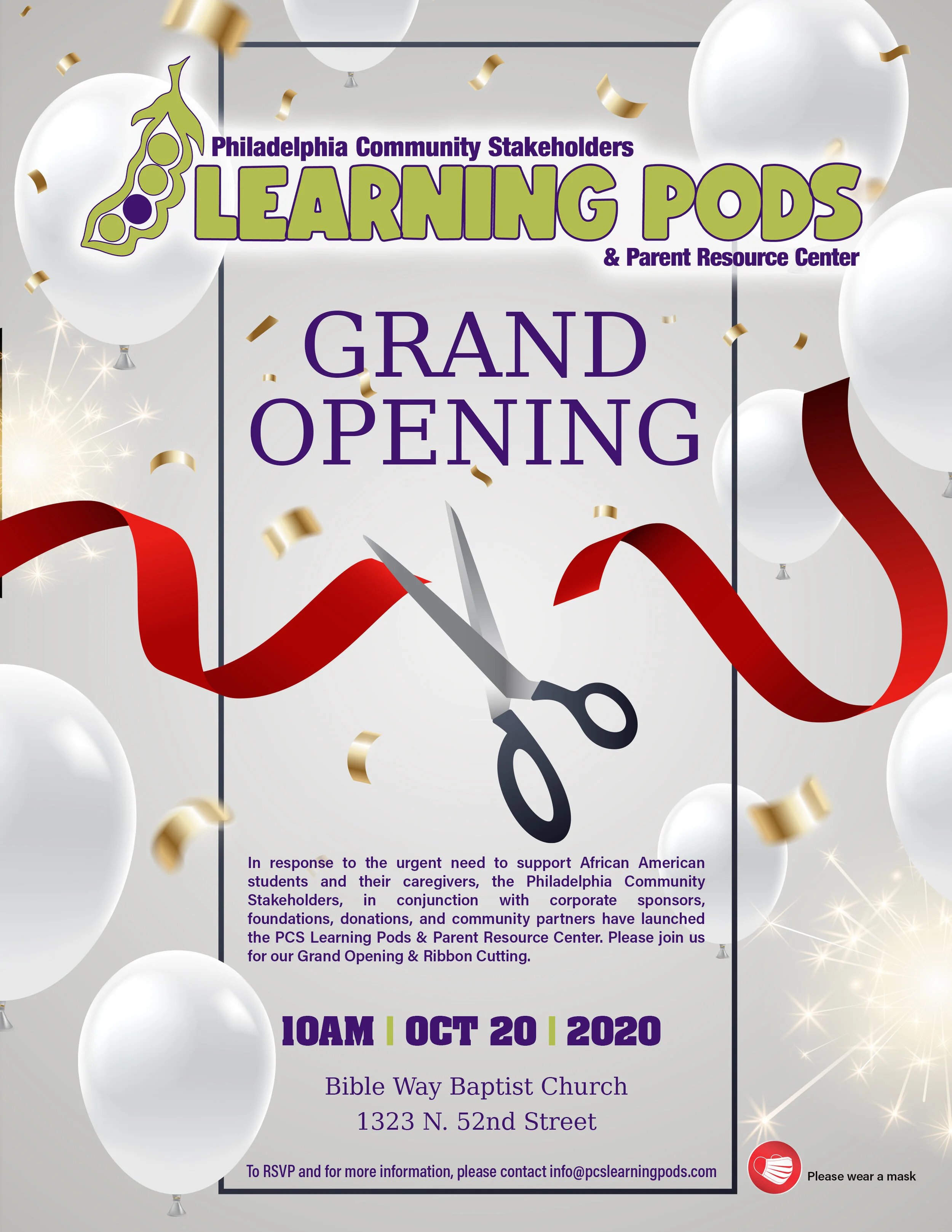 New Church Grand Opening Flyers