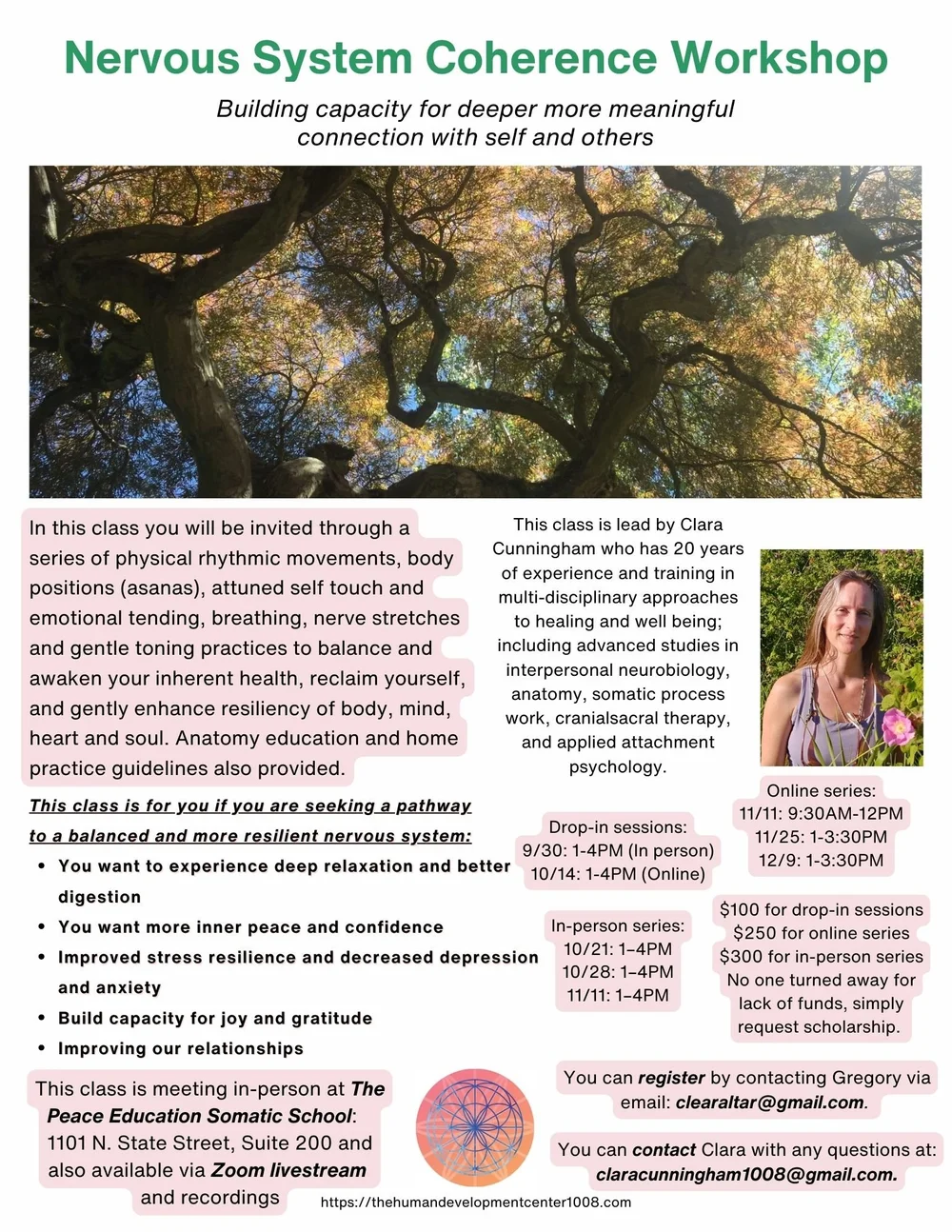 Nervous System Coherence Workshop — The Human Development Center