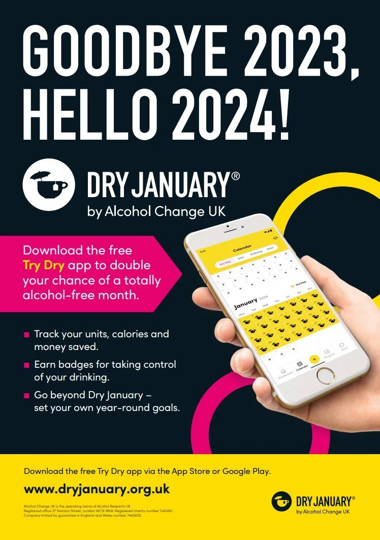 Dry January 2024 — St Wulfstan Southam Surgery CQC rated OUTSTANDING