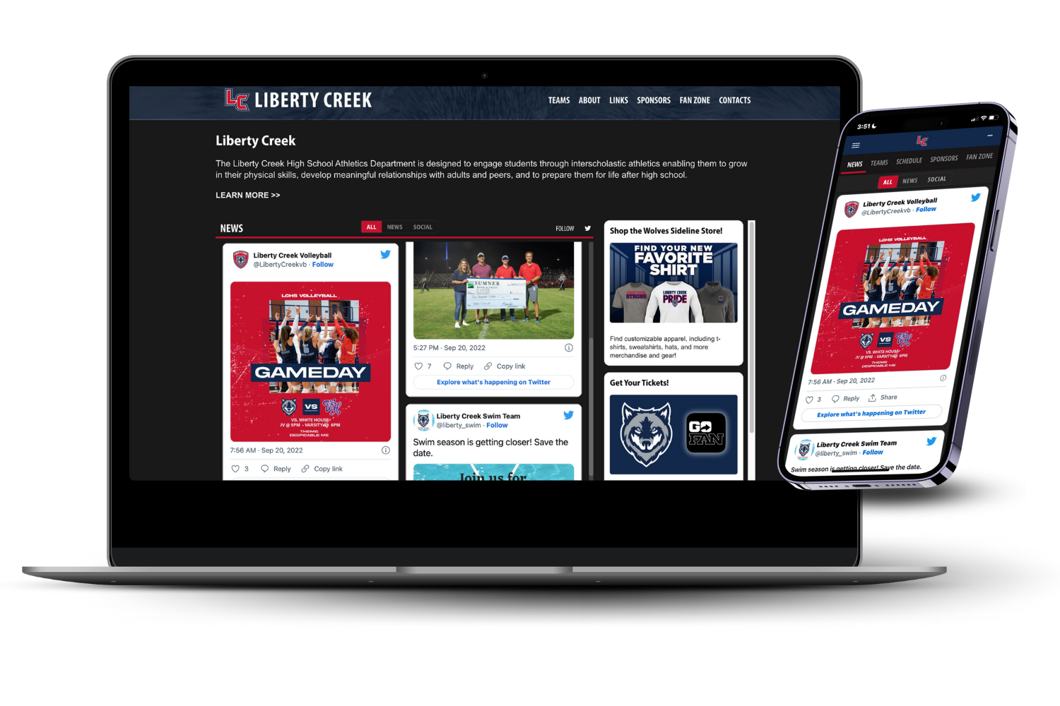 Branded Mobile Apps for High School Athletics