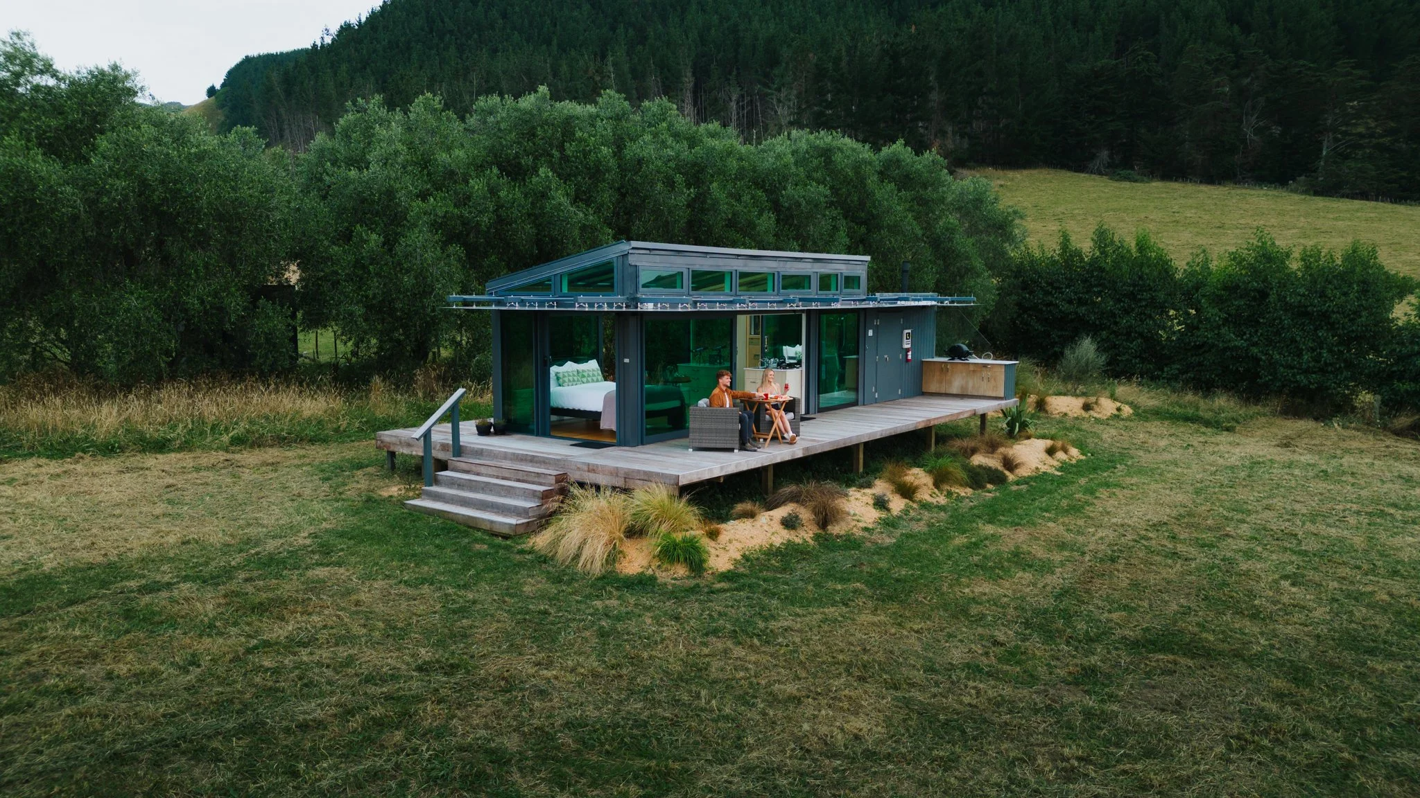 Kokomea PurePod: An off-the-grid Glass Tiny House in New Zealand ...