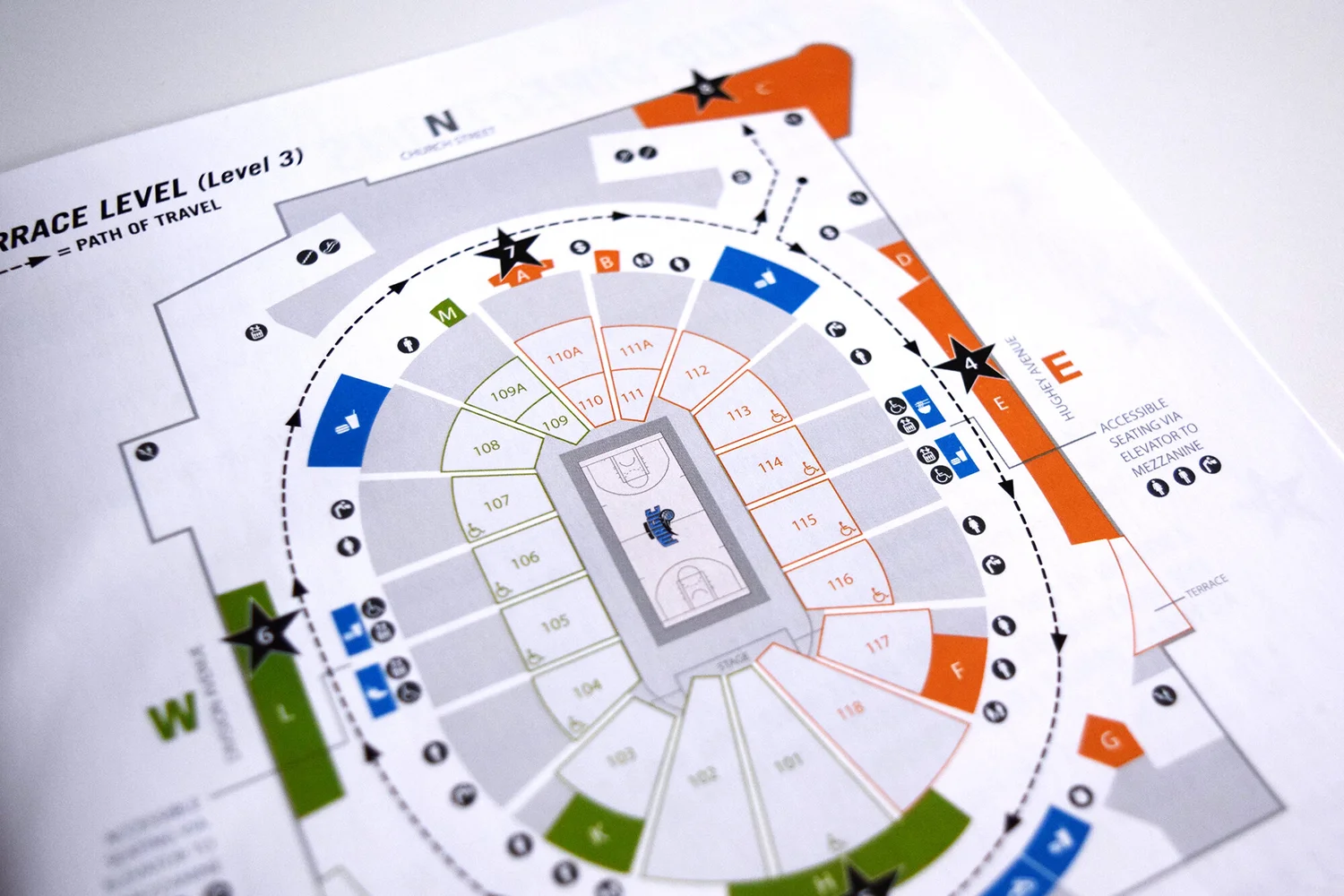 Amway Center Tour Maps — Tucker James Brooks