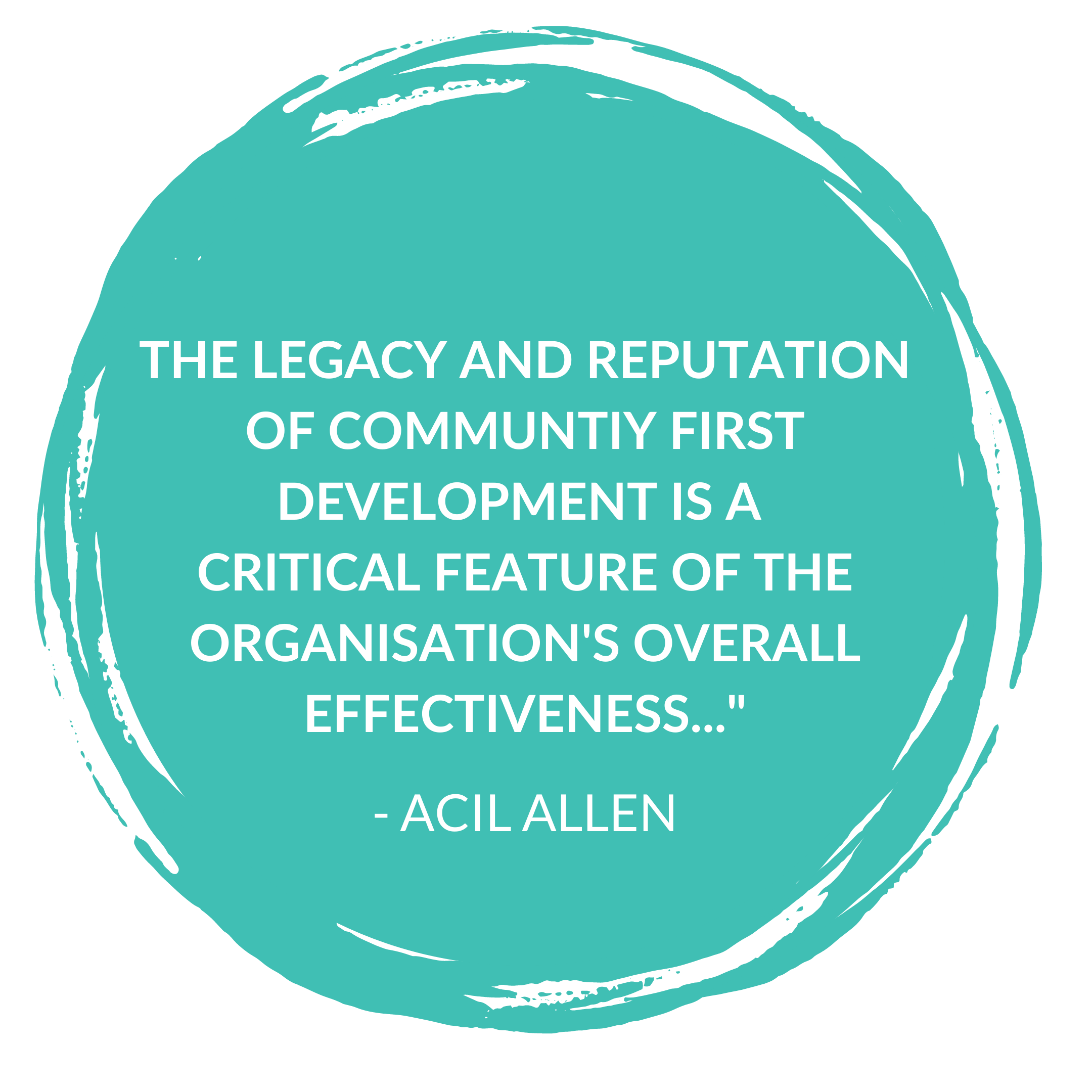 Socio Economic Statement — Community First Development — Community