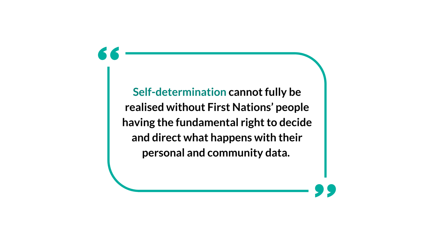 Indigenous Data Sovereignty — Community First Development