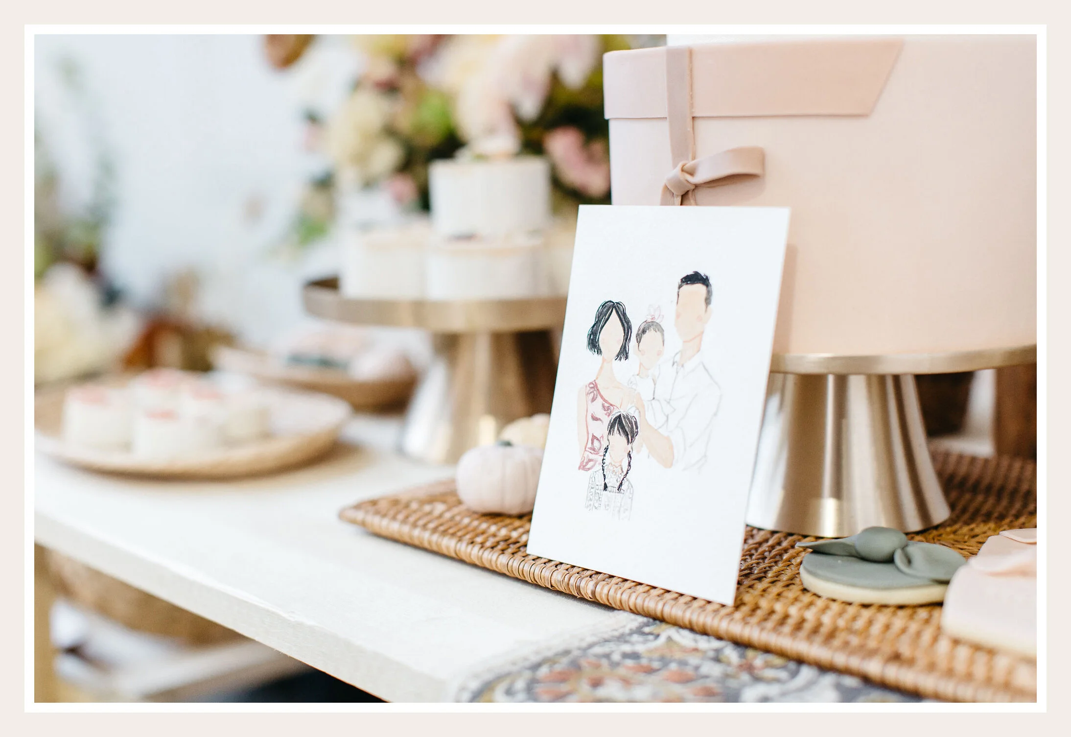 Chasing Linen | Live Art & Watercolor Portrait