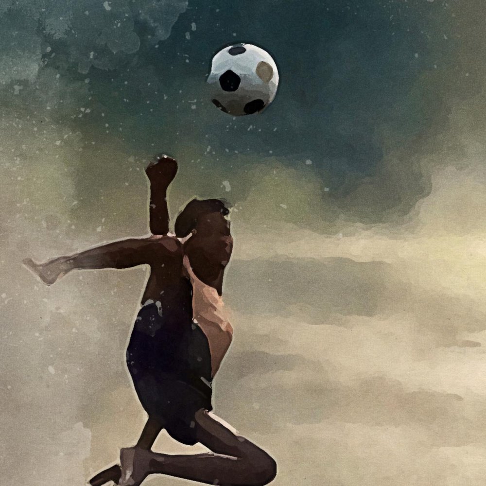 Abstract Soccer Paintings