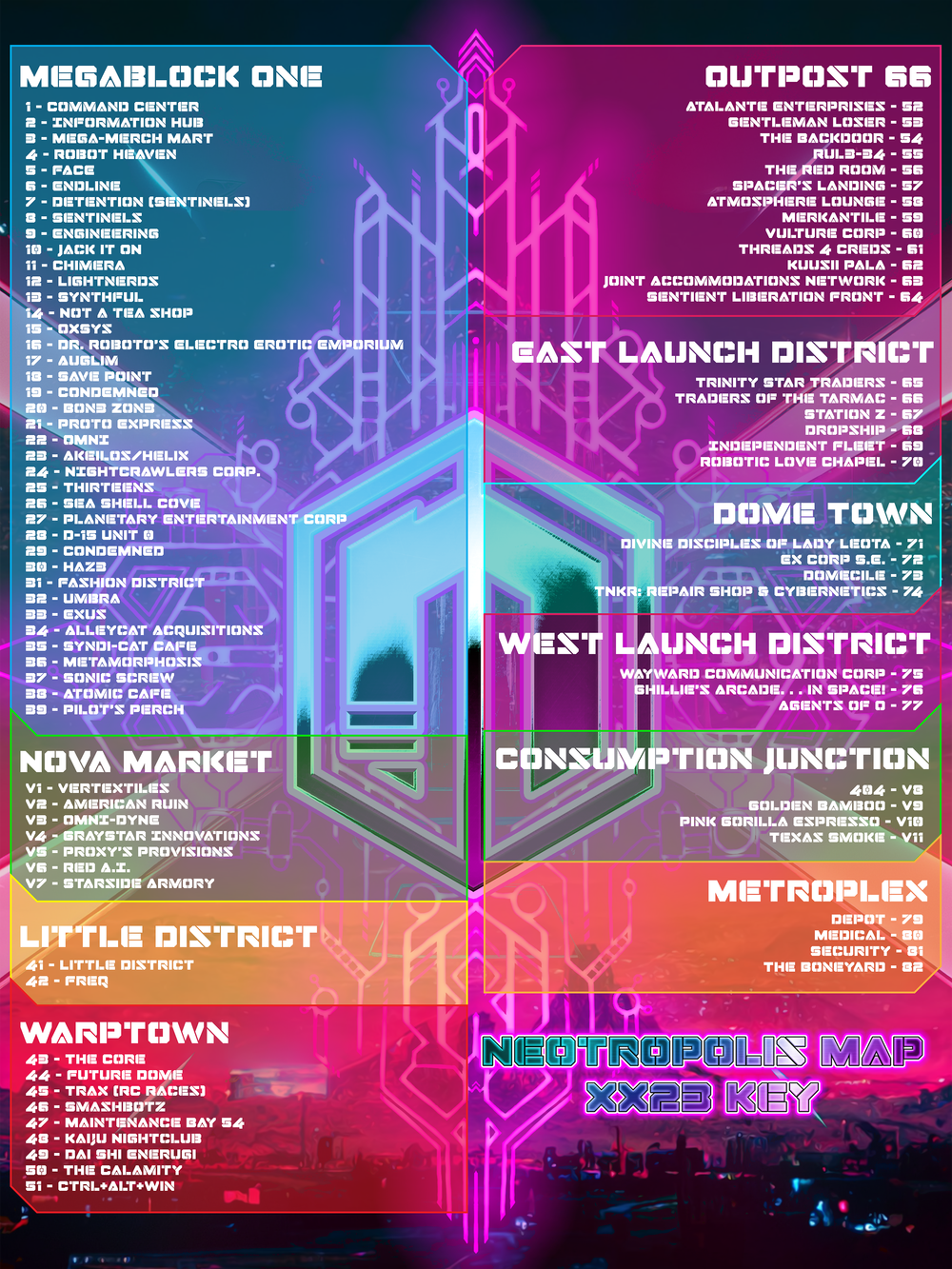 Event Maps — NEOTROPOLIS