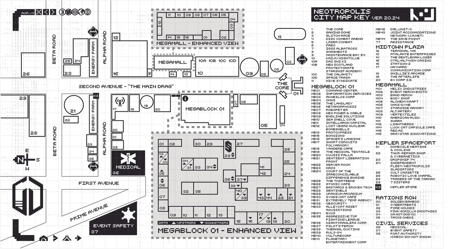 Event Maps — NEOTROPOLIS