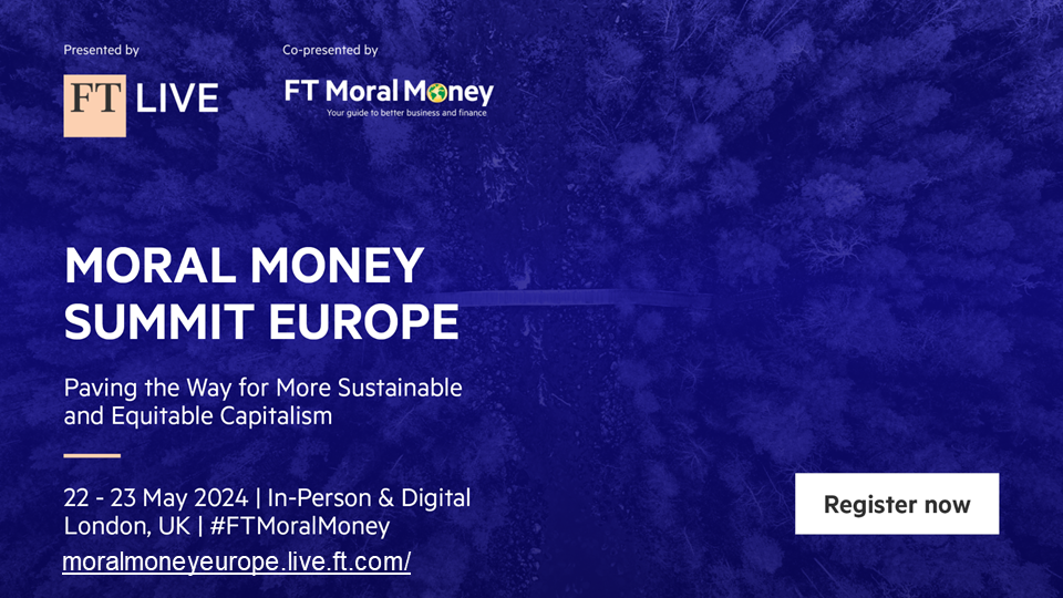 Moral Money Summit Europe — CSR Europe
