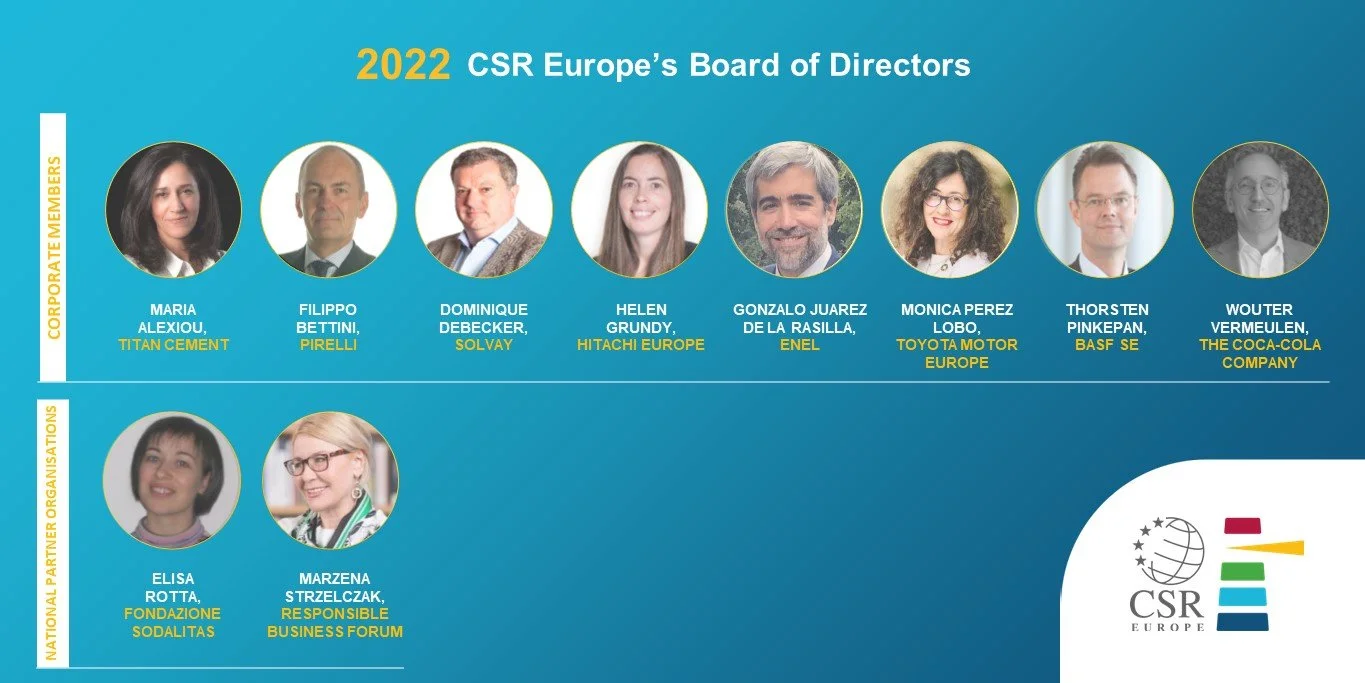 CSR Europe Members Appoints New Board of Directors — CSR Europe