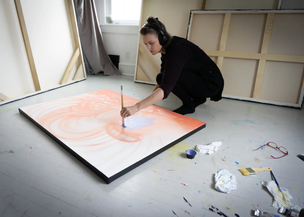Commission Reveal: Flourish — Siobhan Bedford Artist - Abstract ...