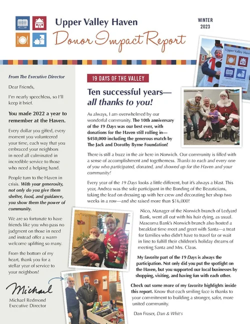 "Mommy? What's a donor impact report?" — Tom Ahern Communications