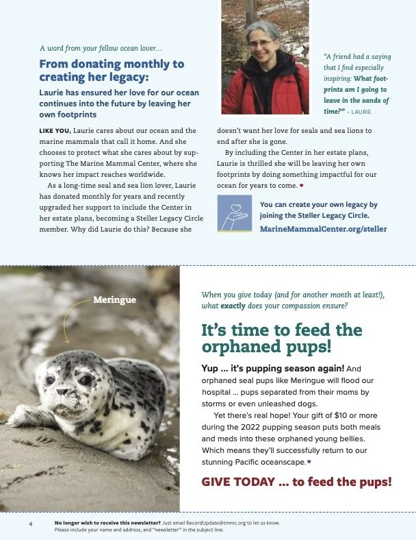 What's in YOUR donor newsletter? — Tom Ahern Communications