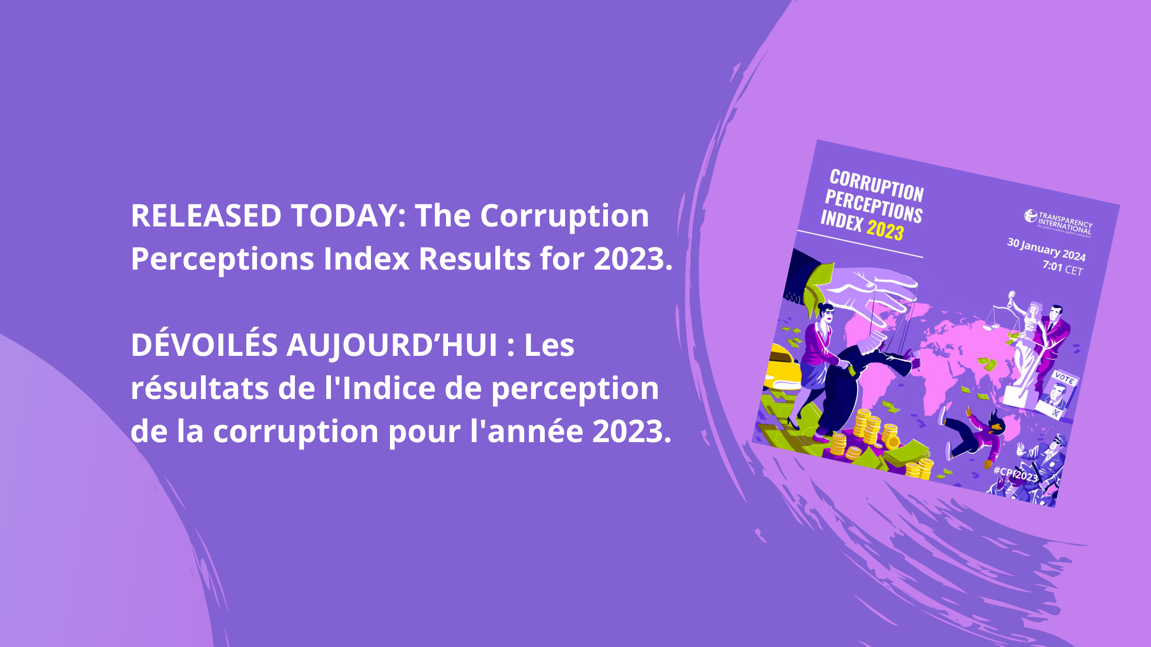 2023 Corruption Perceptions Index results | Les résultats 2023 de l’Indice de perception de la ...