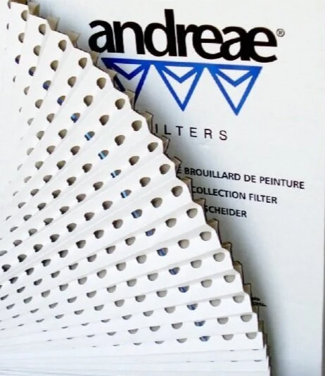 AEREM Andreae Accordion Filters for Paint Booth Overpray and Exhaust ...