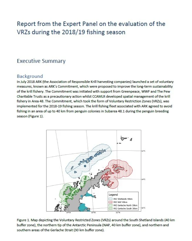 Association of Responsible Krill harvesting companies — ARK Reports