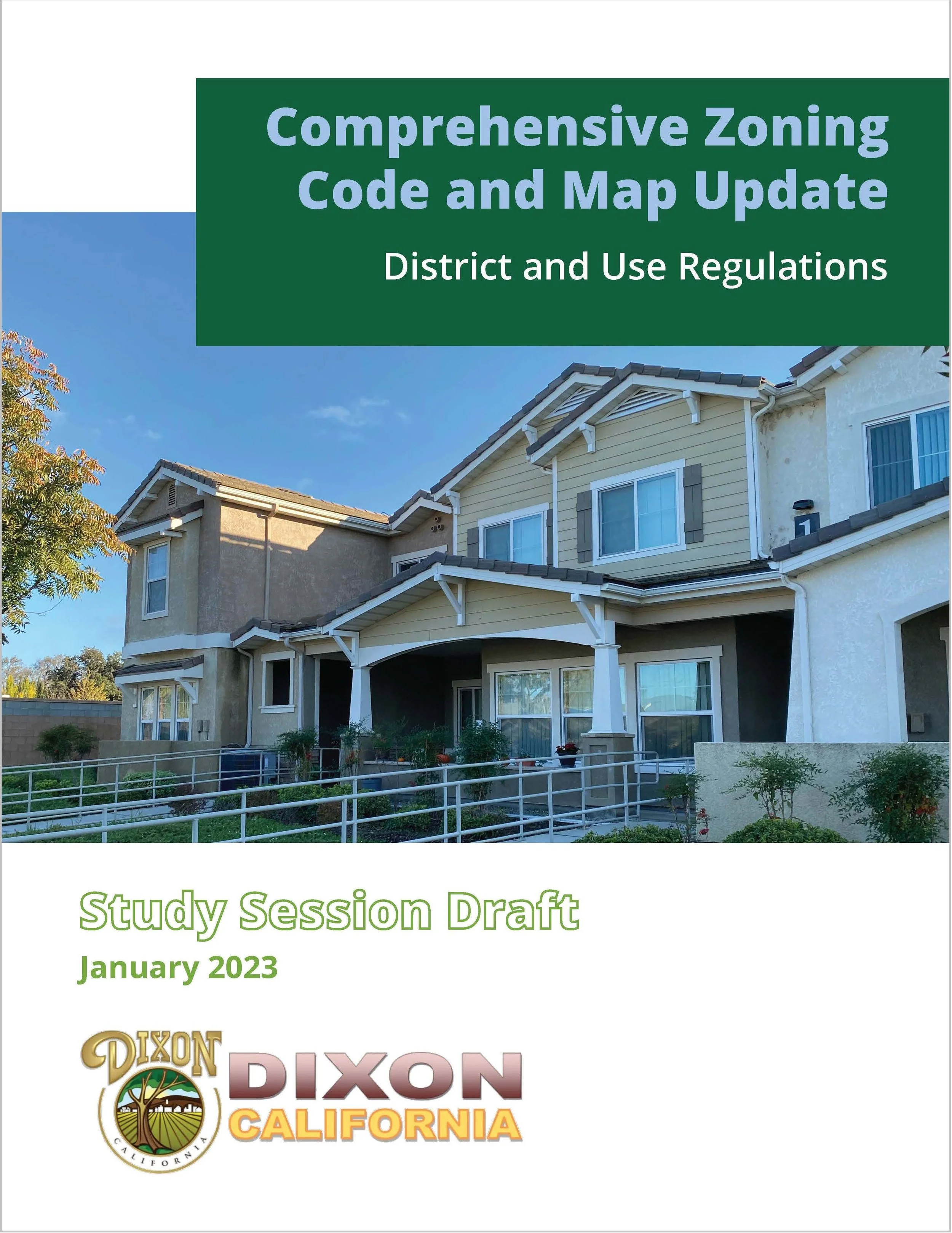 Dixon Zoning Code and Map Update — Miller Planning Associates