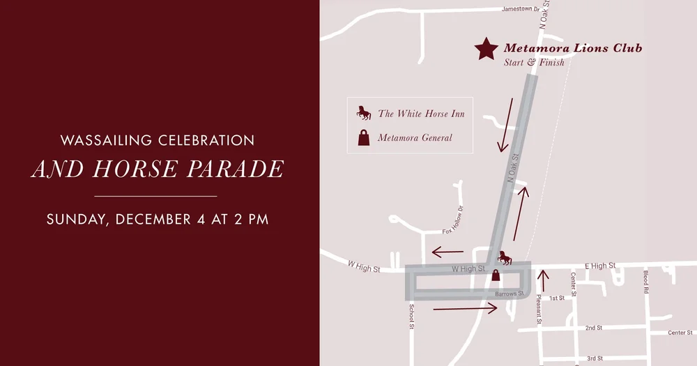 Metamora Wassailing Celebration and Horse Parade - December 4, 2022 ...