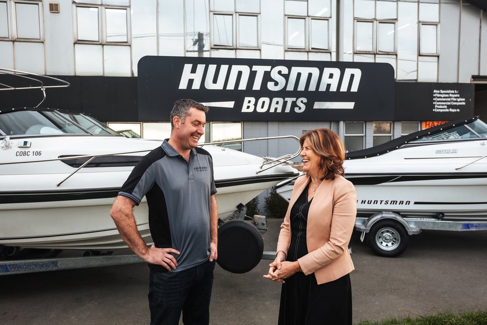 We manufacture quality, superior performing powerboats — Huntsman Boats