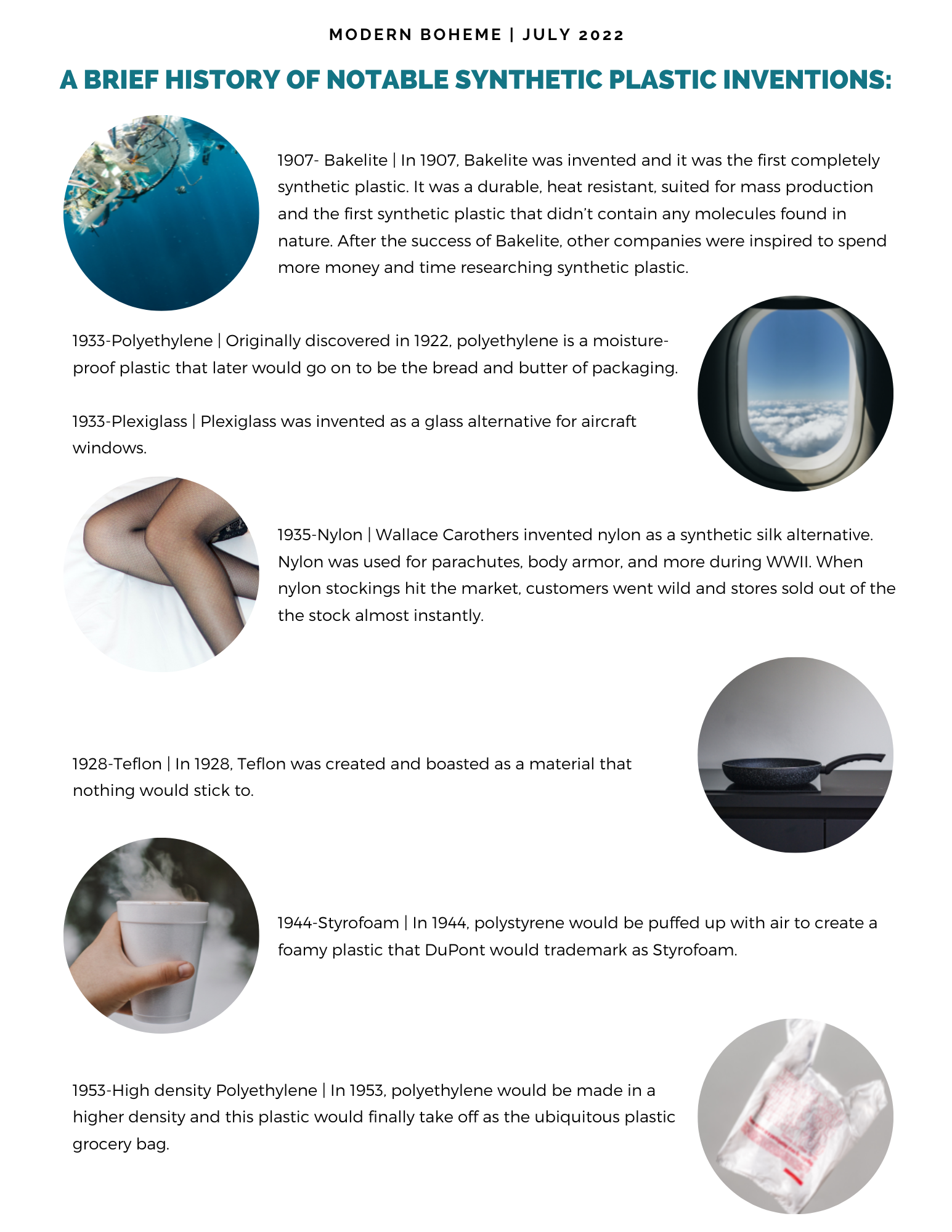 Modern Boheme | July 2022: A (Brief) History of the Rise of Single-use ...