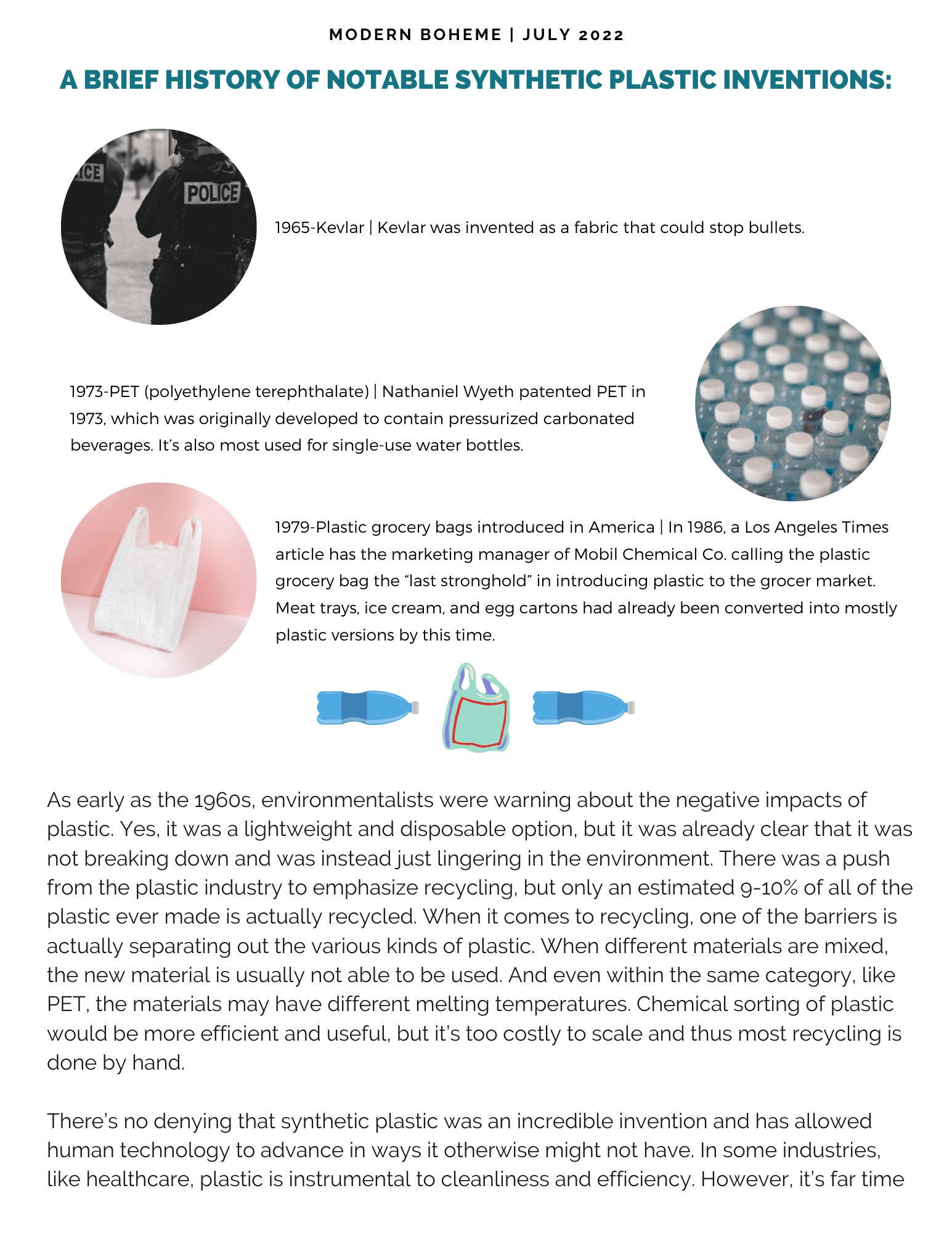 Modern Boheme July 2022 A Brief History Of The Rise Of Single Use