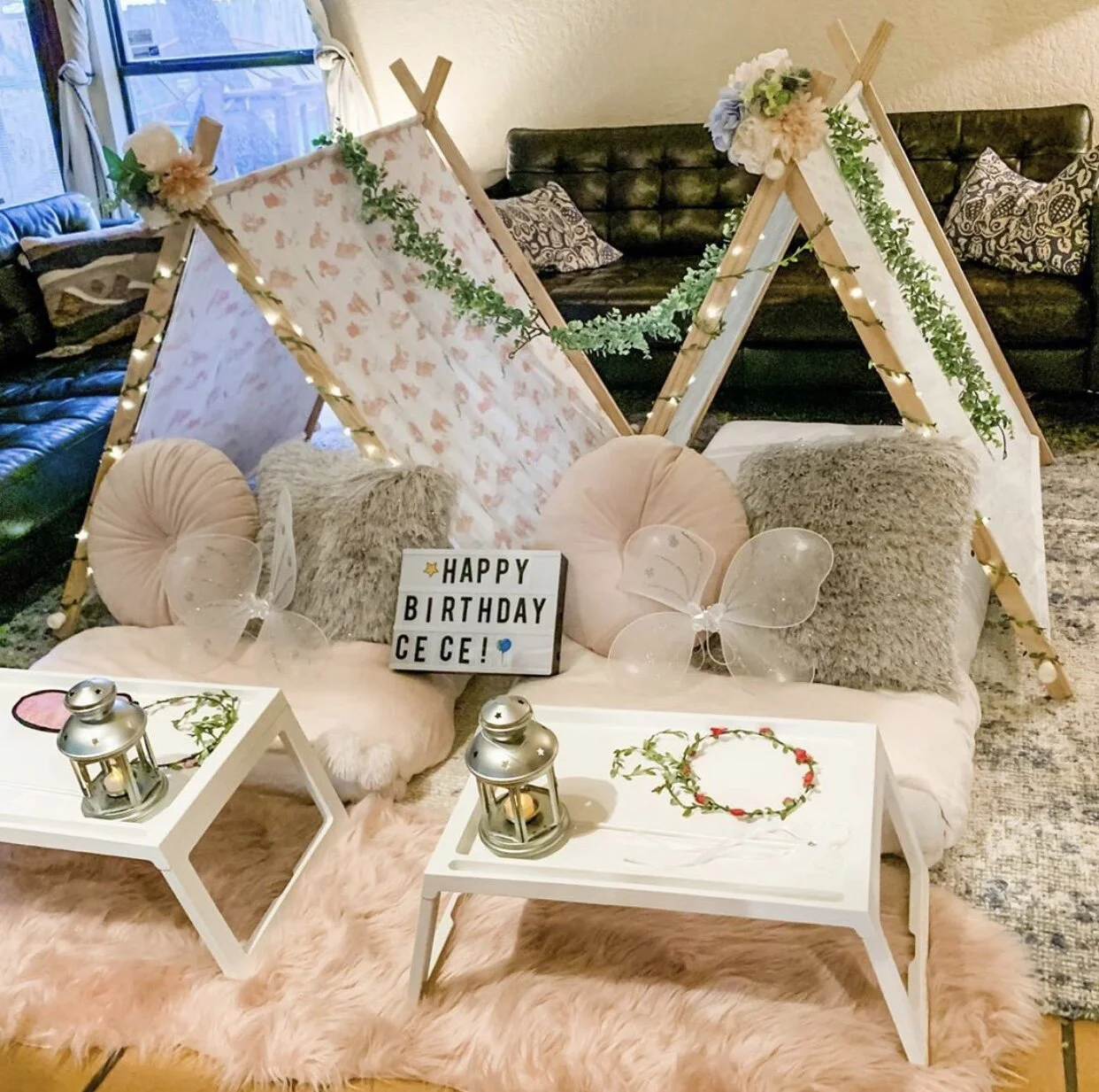 Wonder Slumbers Slumber Party Teepee Tent Rental