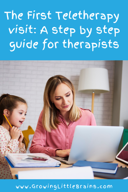 First day of Teletherapy slide deck — Growing Little Brains