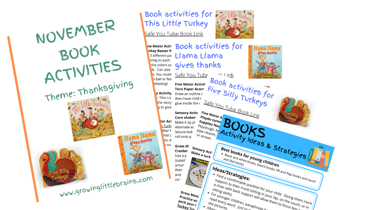 November Book Activities — Growing Little Brains