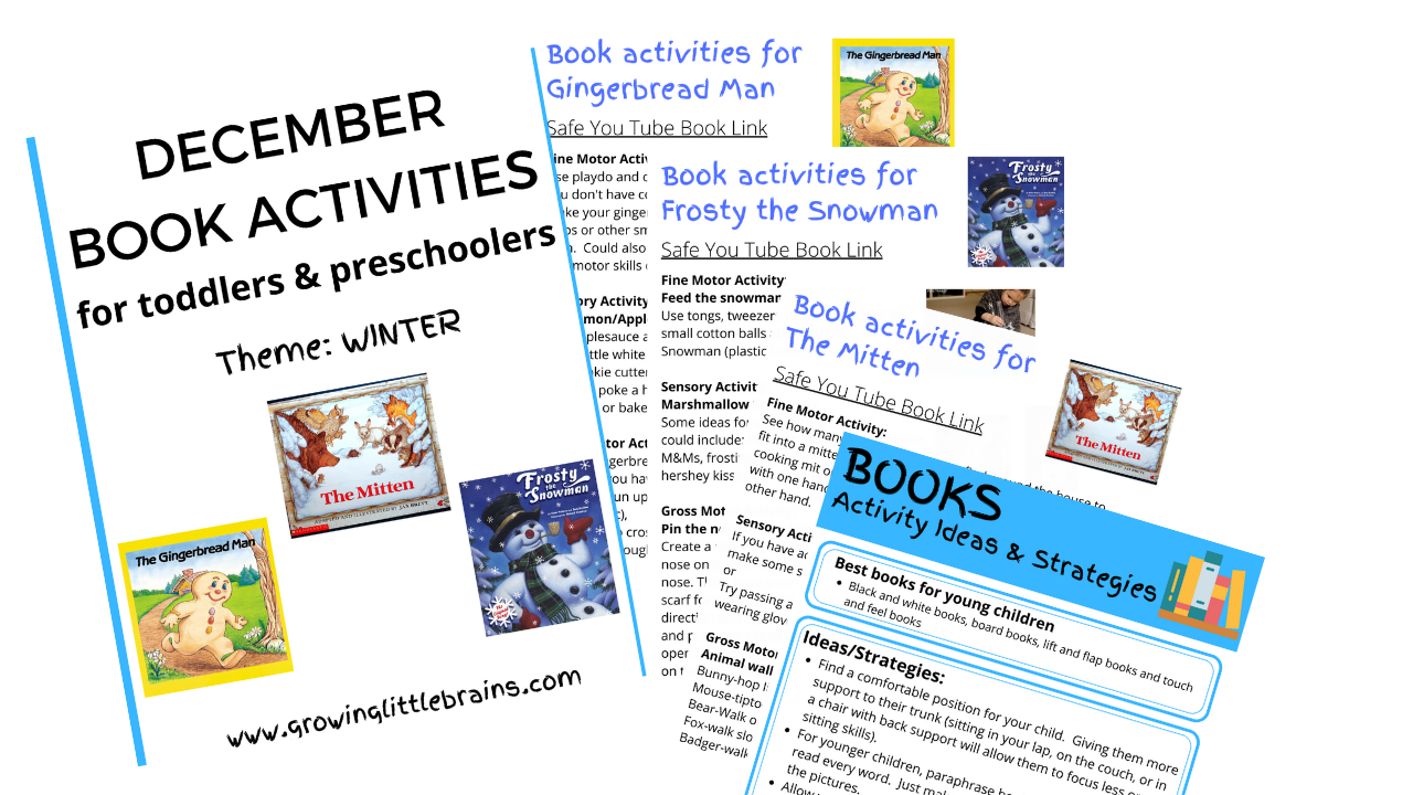 December book activities for toddlers and preschoolers — Growing Little ...