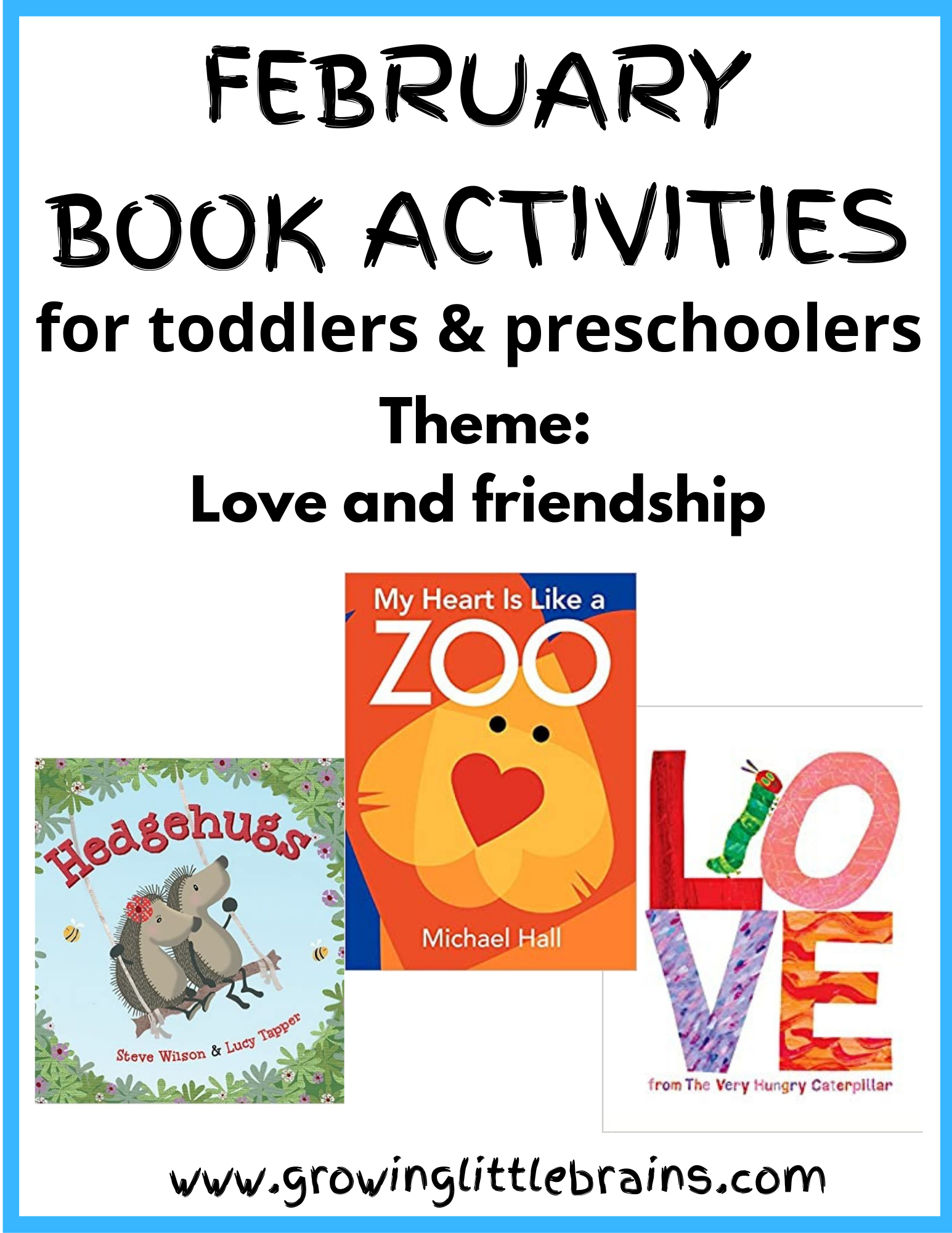 February book activities for toddlers and preschoolers — Growing Little ...