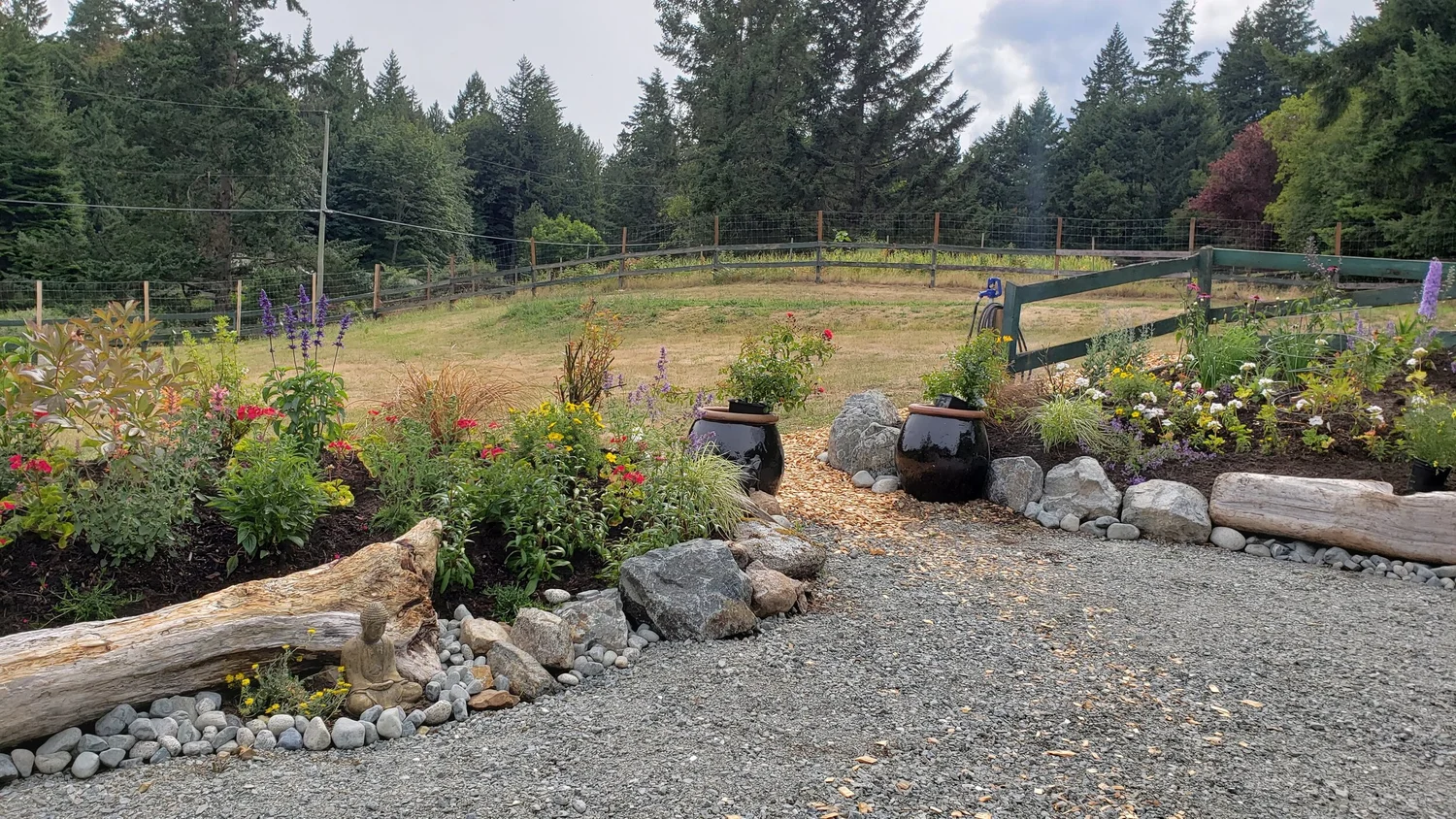 Backyard Flower & Berry Garden — Edible Landscapes Design - Landscaping ...