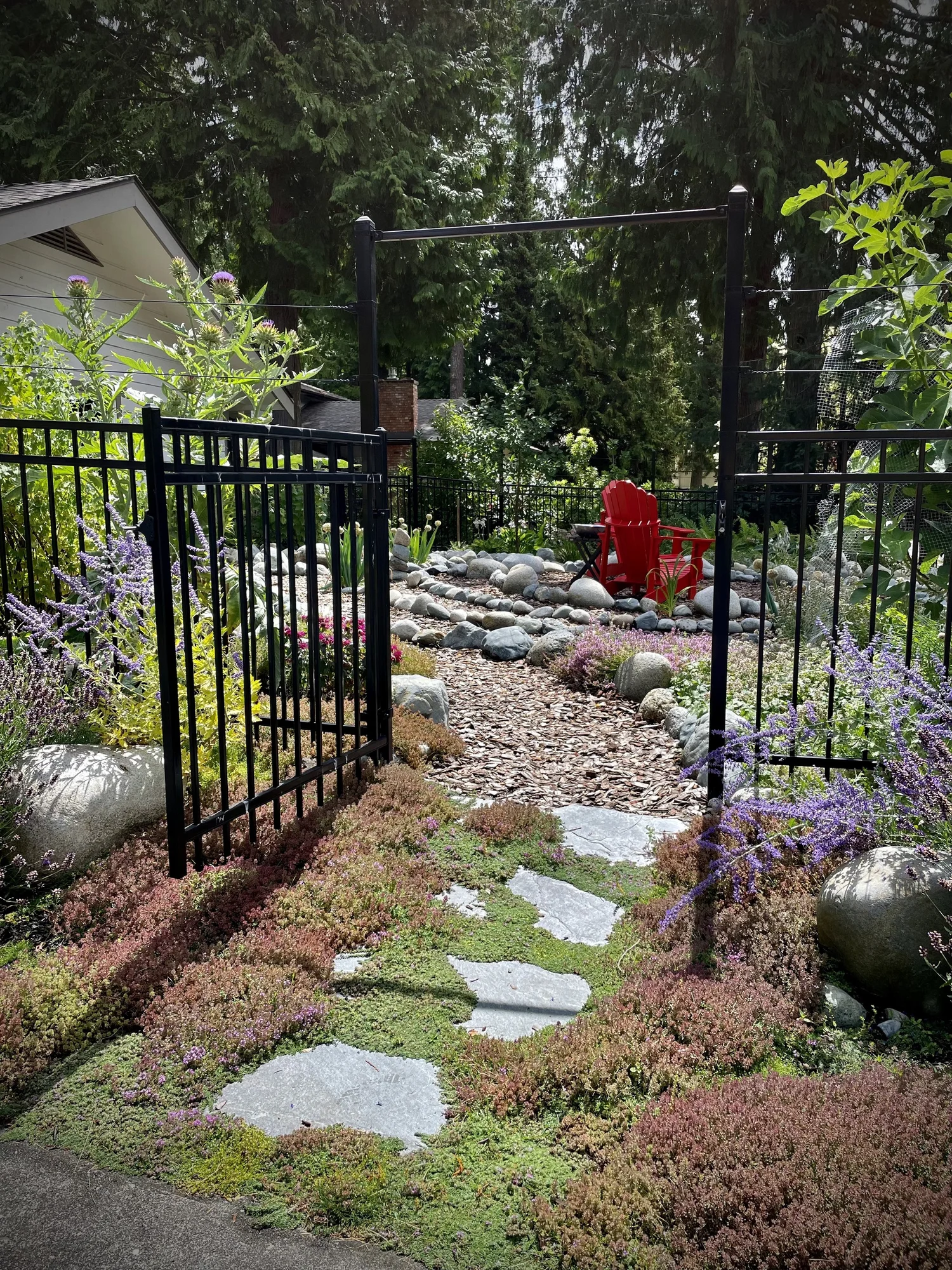 Front Yard Labyrinth Garden — Edible Landscapes Design - Landscaping in ...
