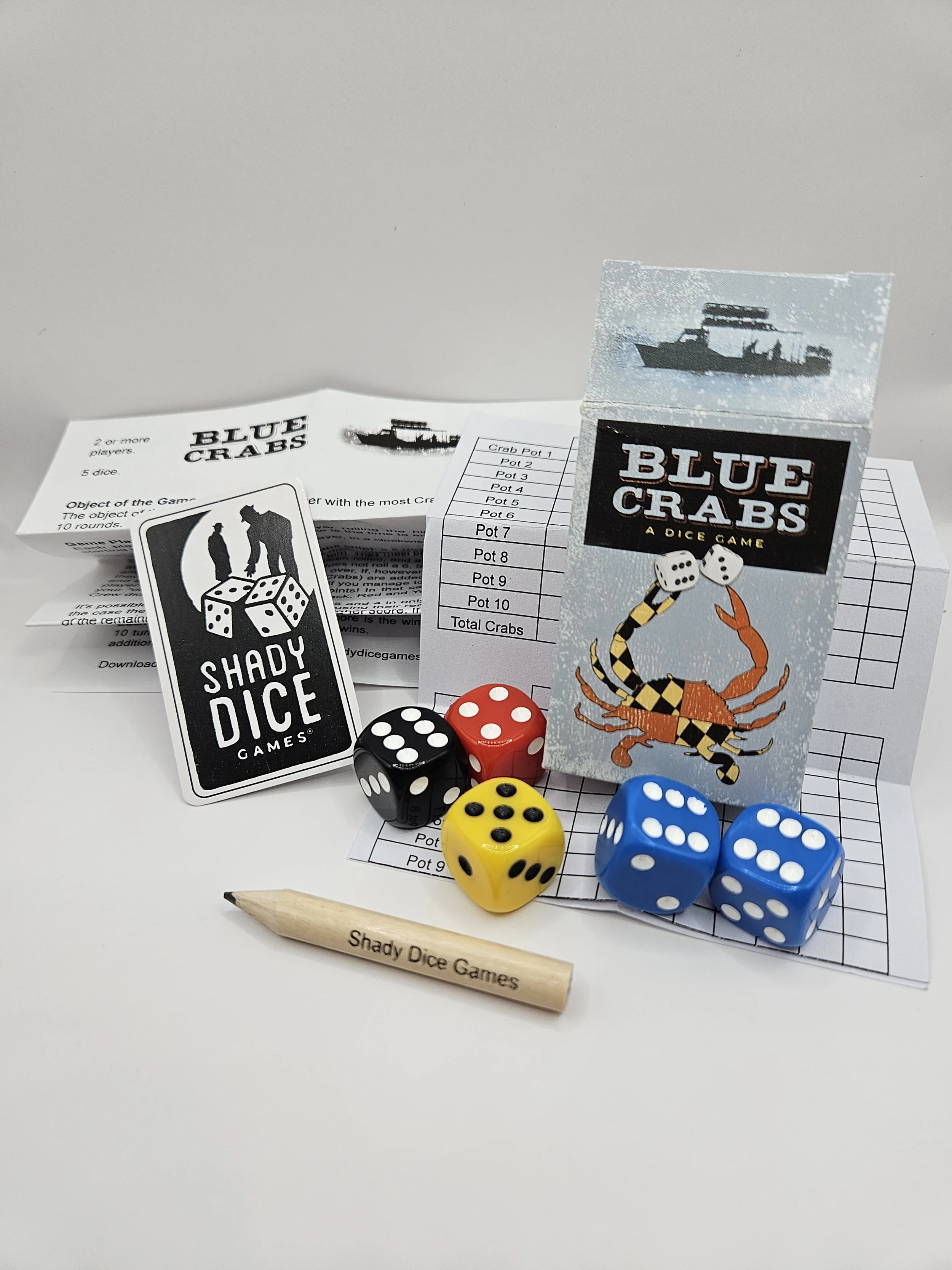 Blue Crabs — Shady Dice Games