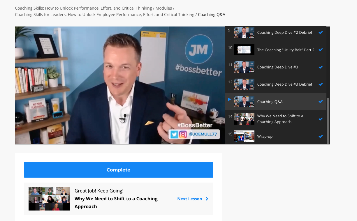 Joe Mull & Associates | Boss Hero School