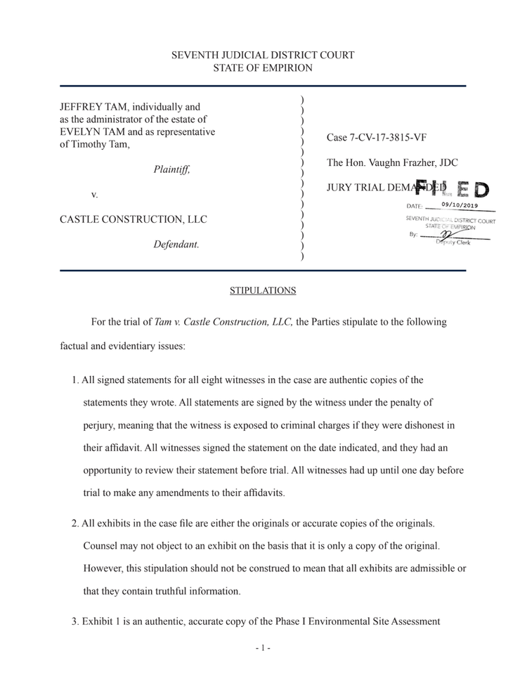 Our Cases — Empire Mock Trial